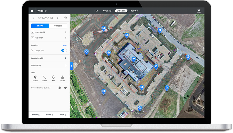 Surveying & Construction Aerial Site Intelligence | DroneDeploy